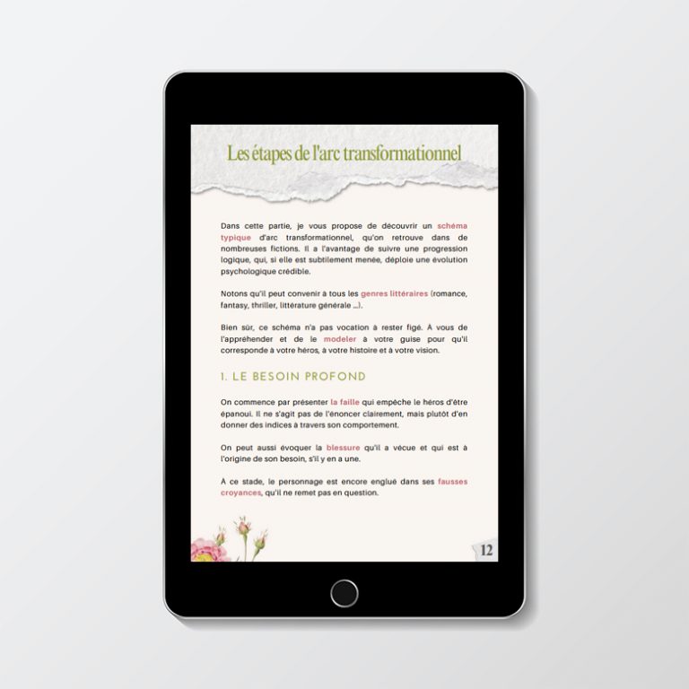 Guide "L'arc du personnage" - La Parenthèse Imaginaire